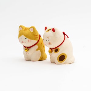 Japanese Authentic Handcrafted Adorable Washi Paper Bow Cat / | Etsy