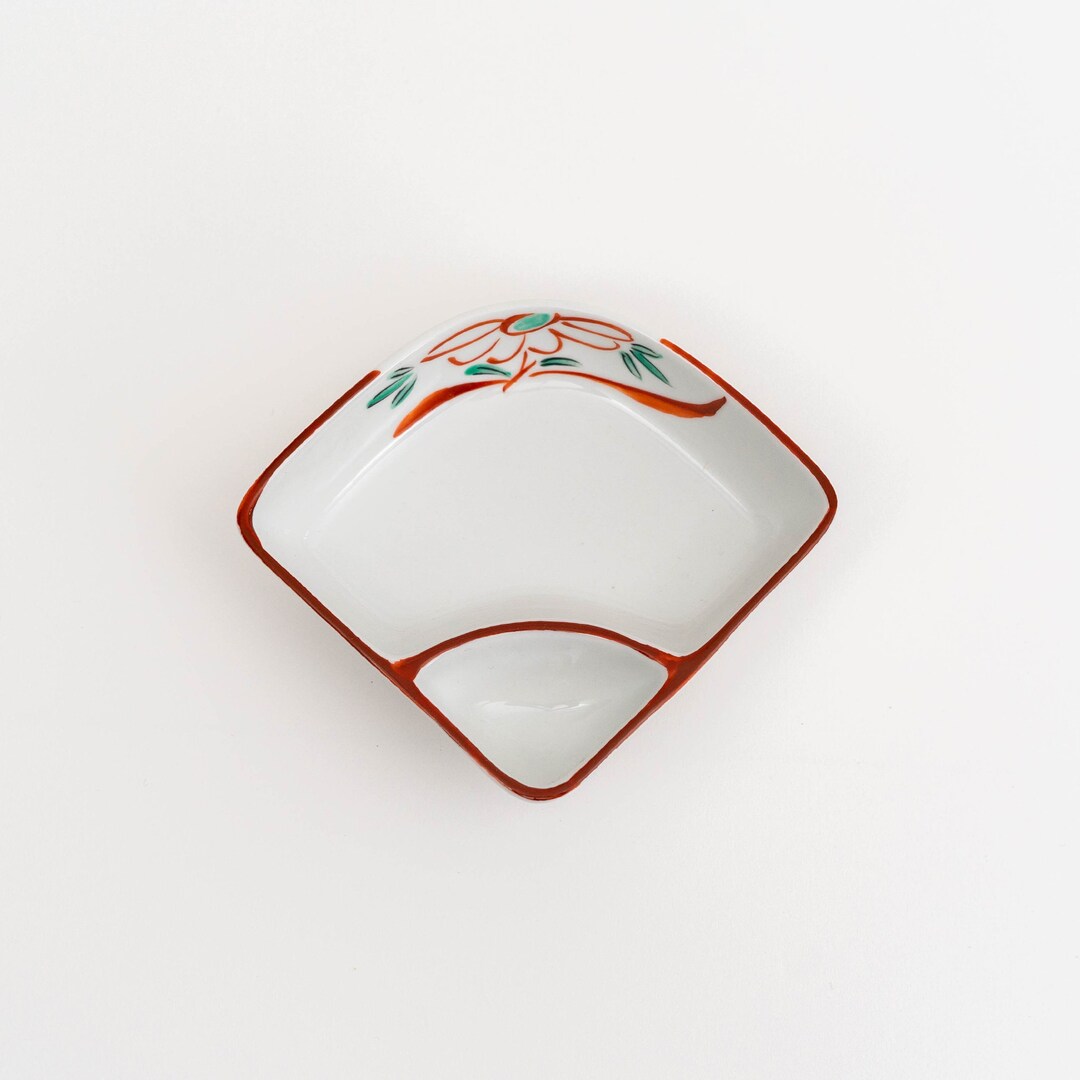 Japanese Hand Painted Divided Dish - Etsy