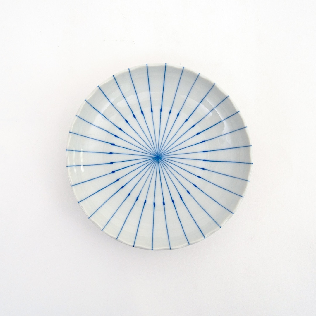 Japanese Authentic HASAMI Ware Blue and White Plate 16.3cm - Etsy