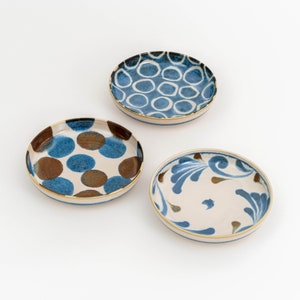 Japanese Authentic Blue Deep Plate Pasta Plate Made in Japan - Etsy