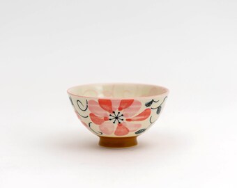 Japanese Flower Bowl - Etsy