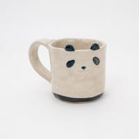 Whimsical Cute Panda Coffee Mug 15 Oz, Artistic Everyday Mug, Perfect ...