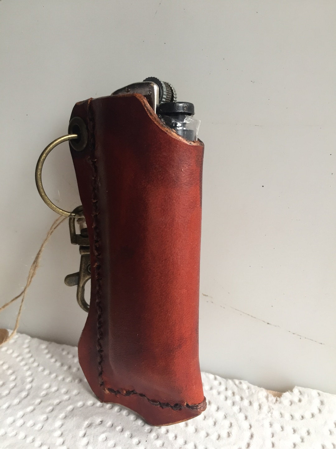 Leather Case, Lighter Cover With Carabiner Hook - Etsy