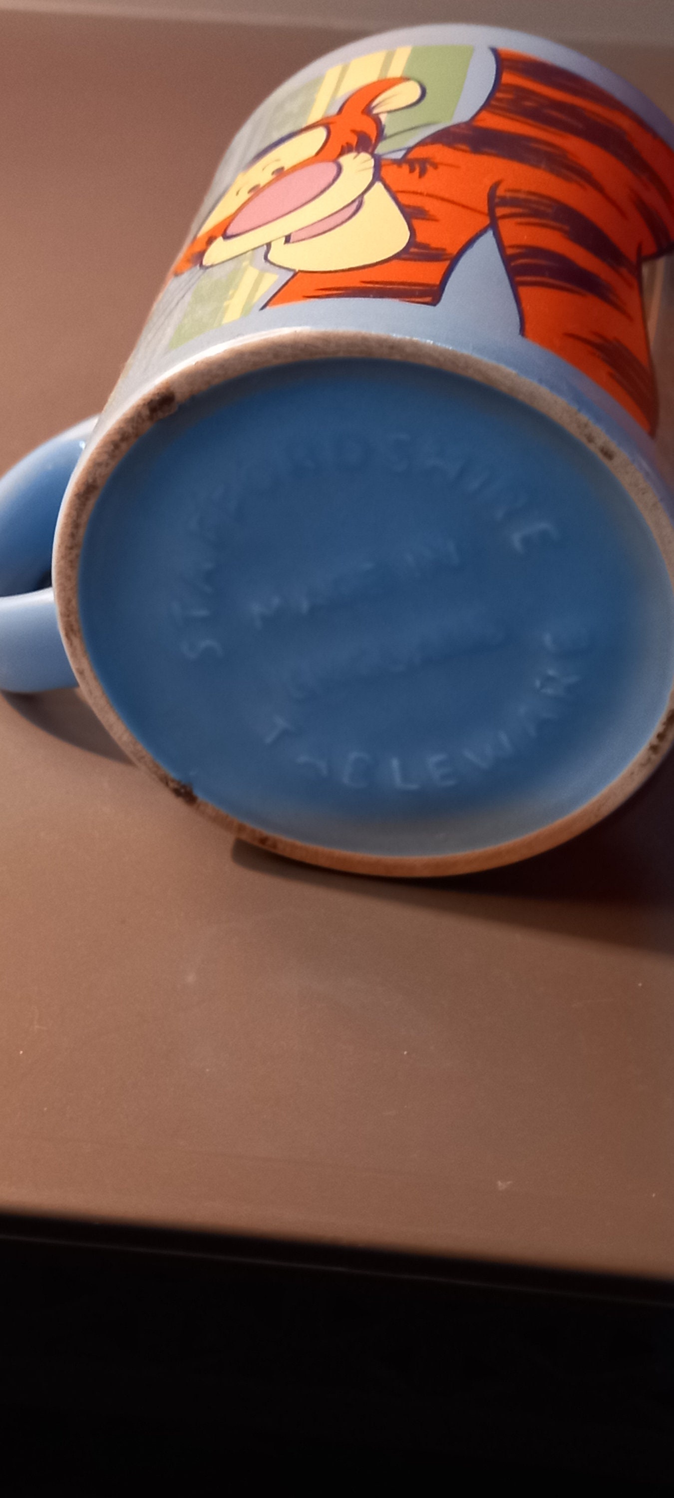 Tigger Mug Disney Character Tigger Fun Staffordshire Made in England ...