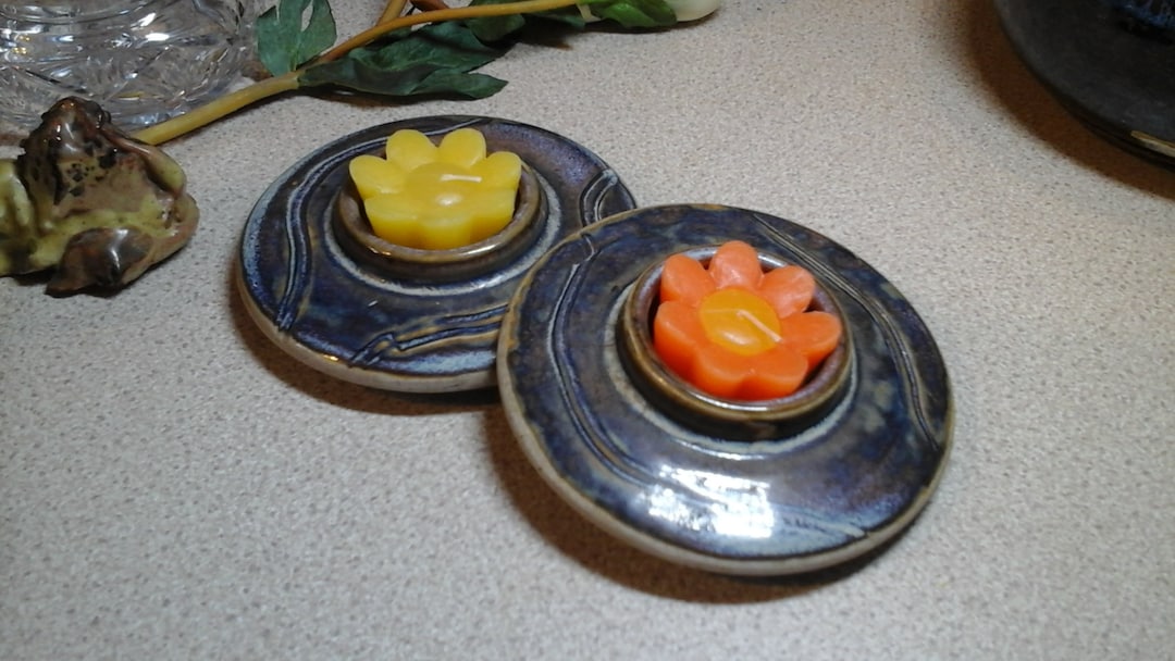 VINTAGE SCOTTISH CERAMIC Pottery, Crieff Ceramics, Tea Light Holders ...