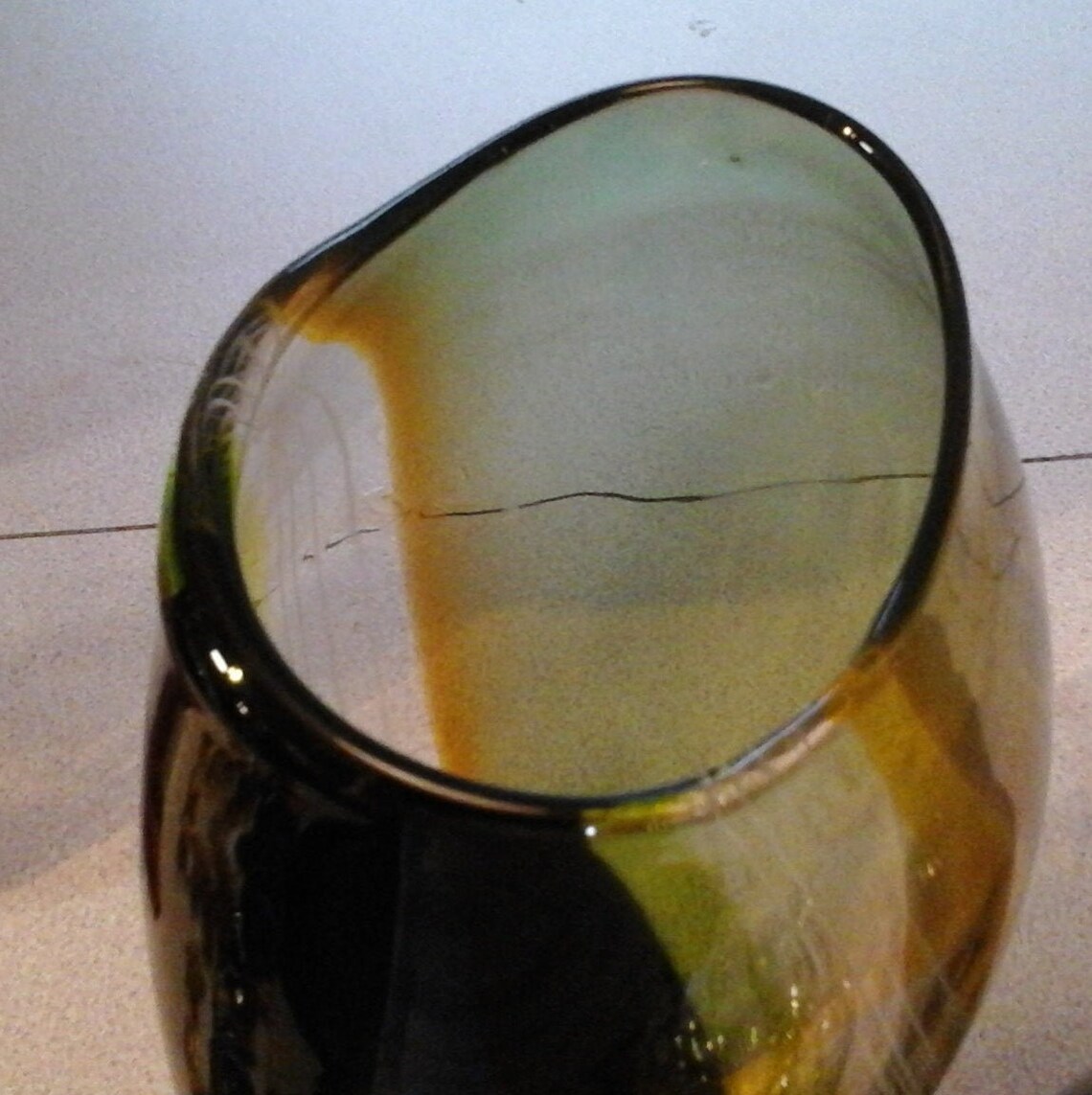 Spanish STUDIO Glass Vase Signed One Of Original and VINTAGE - Etsy UK