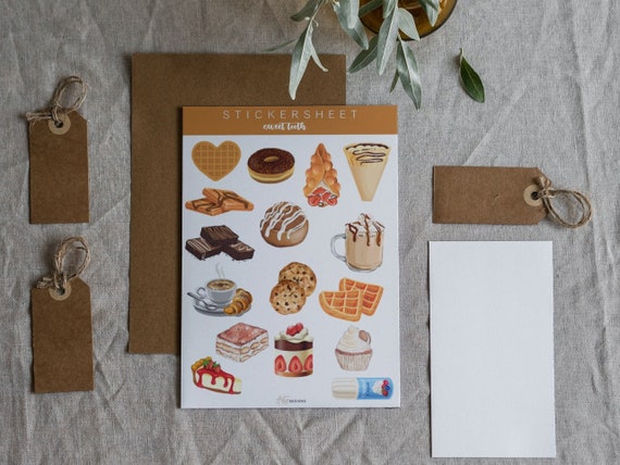 Stickersheet sweet Tooth Bullet Journal | Etsy
