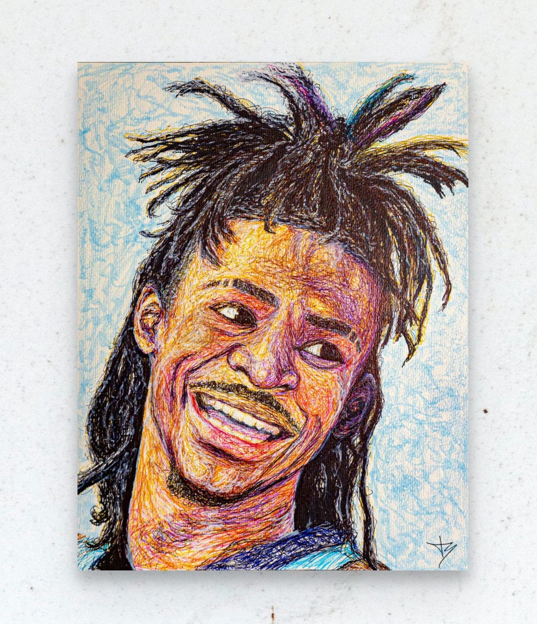 ORIGINAL 11x14" Ja Morant Pen and Marker Drawing on Archival Paper ...