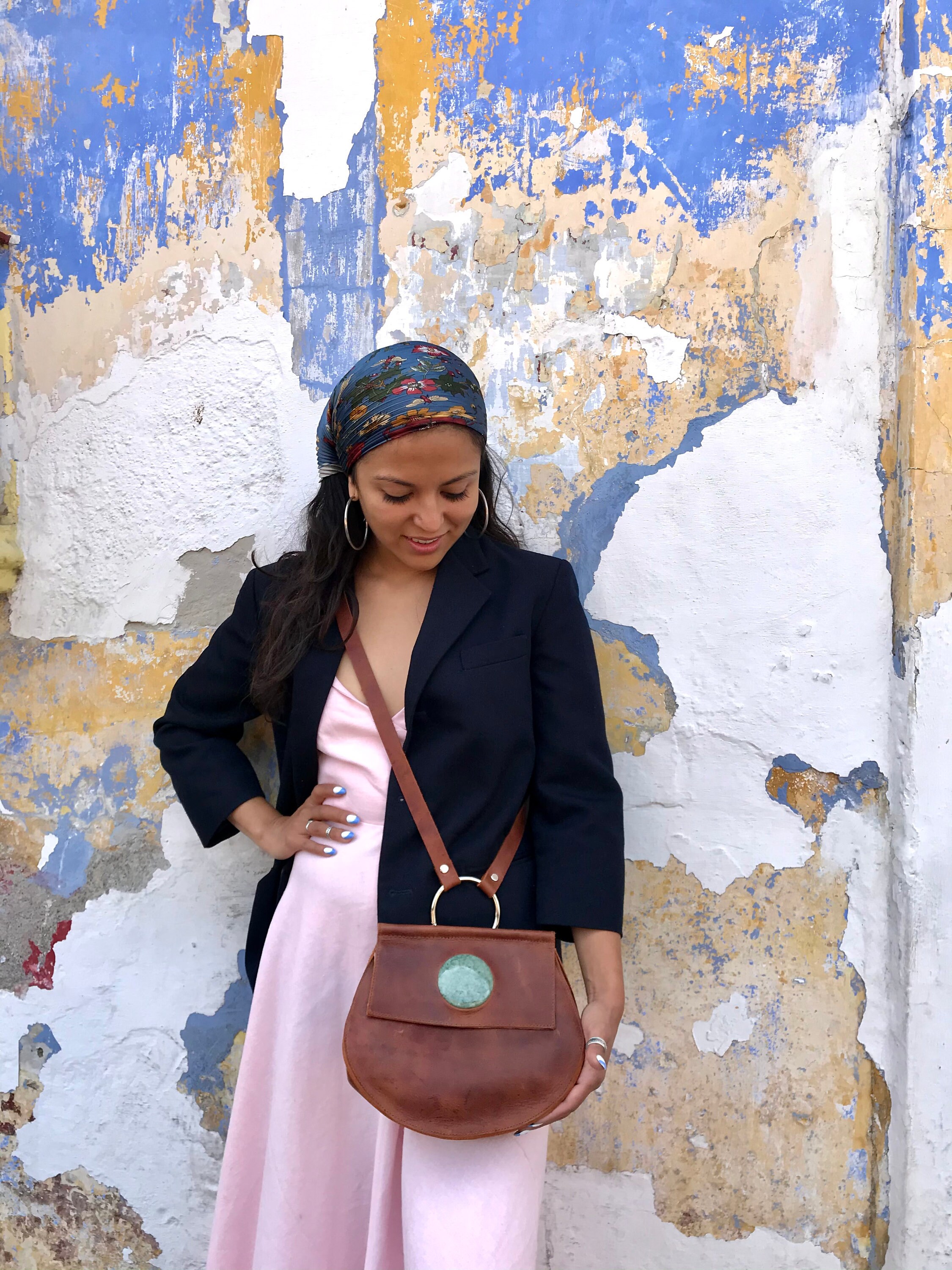 Handmade Leather Bag With Jade Stone Leather Bag Jade Stone - Etsy