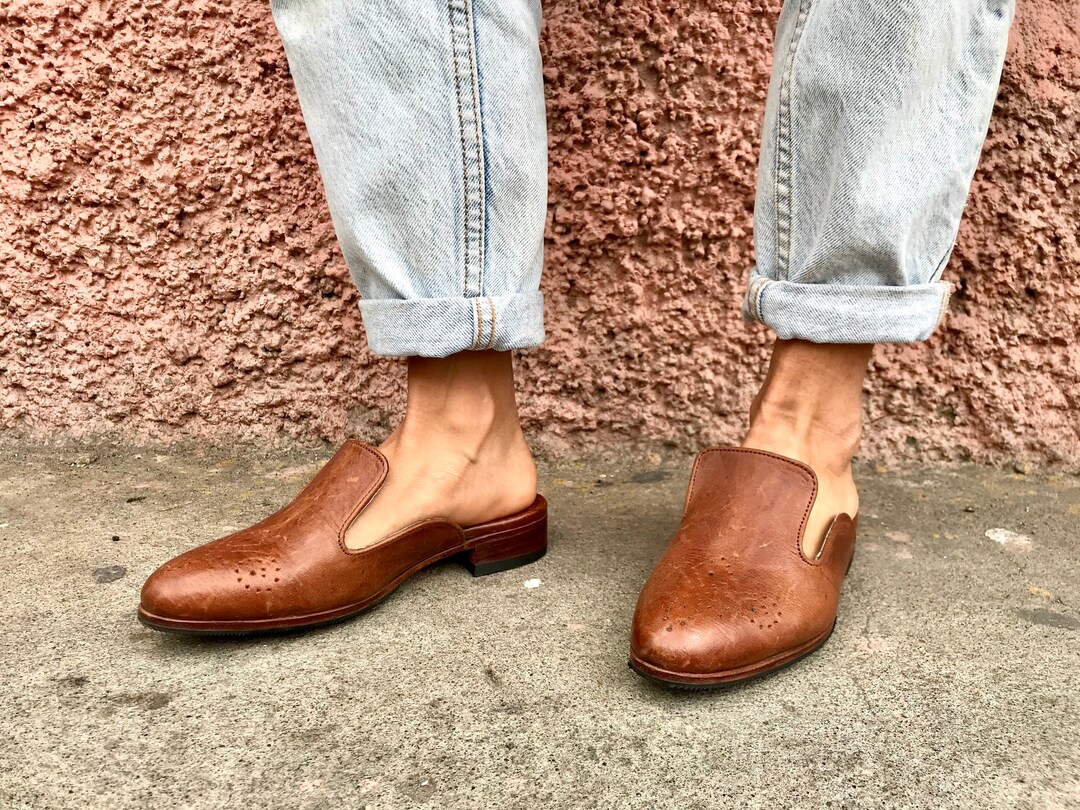 Mules, Women's Leather Mules, Women's Mules, Leather Mules, Slippers ...