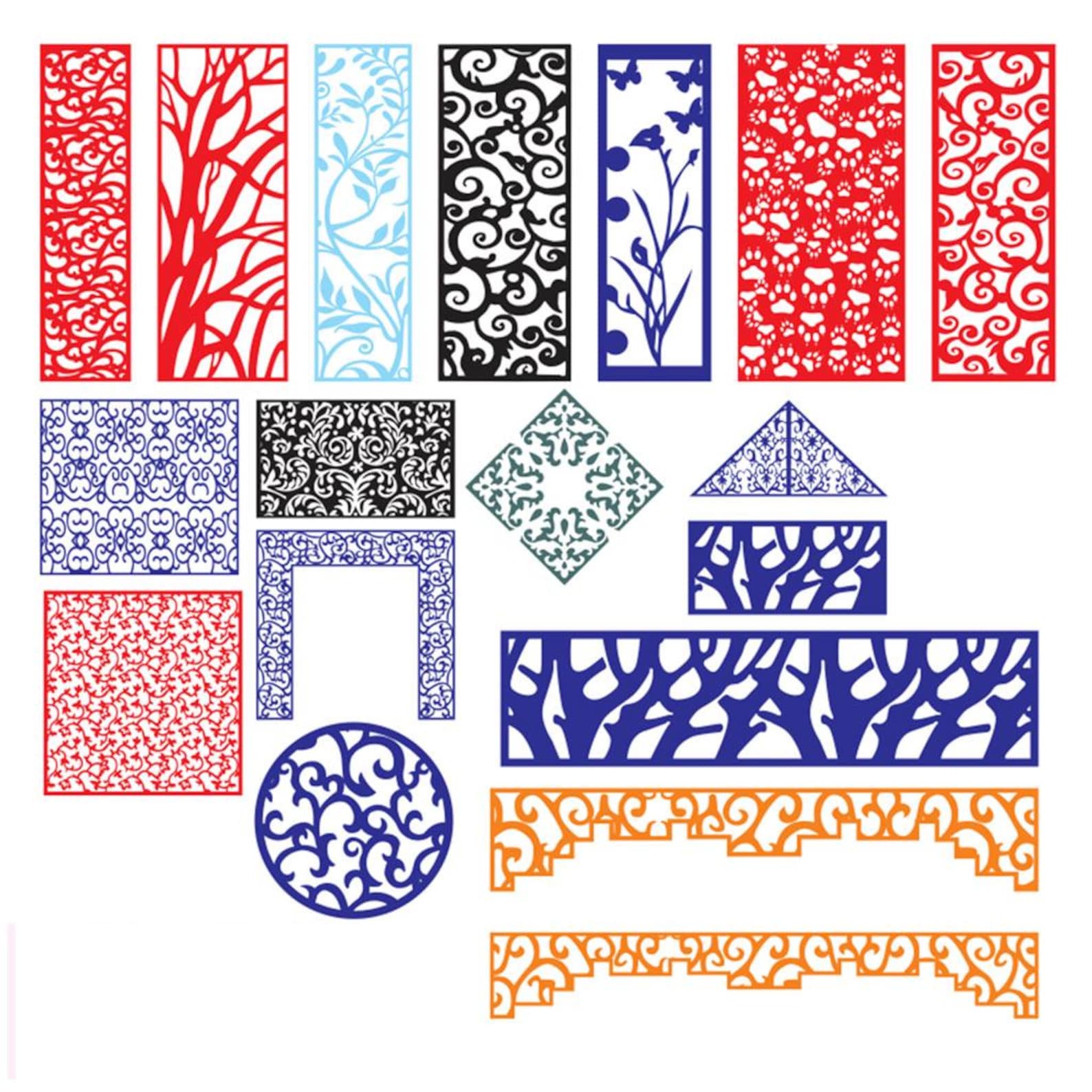 2000 Laser Cut Panel Designs: CNC Vector Files (digital Download) - Etsy