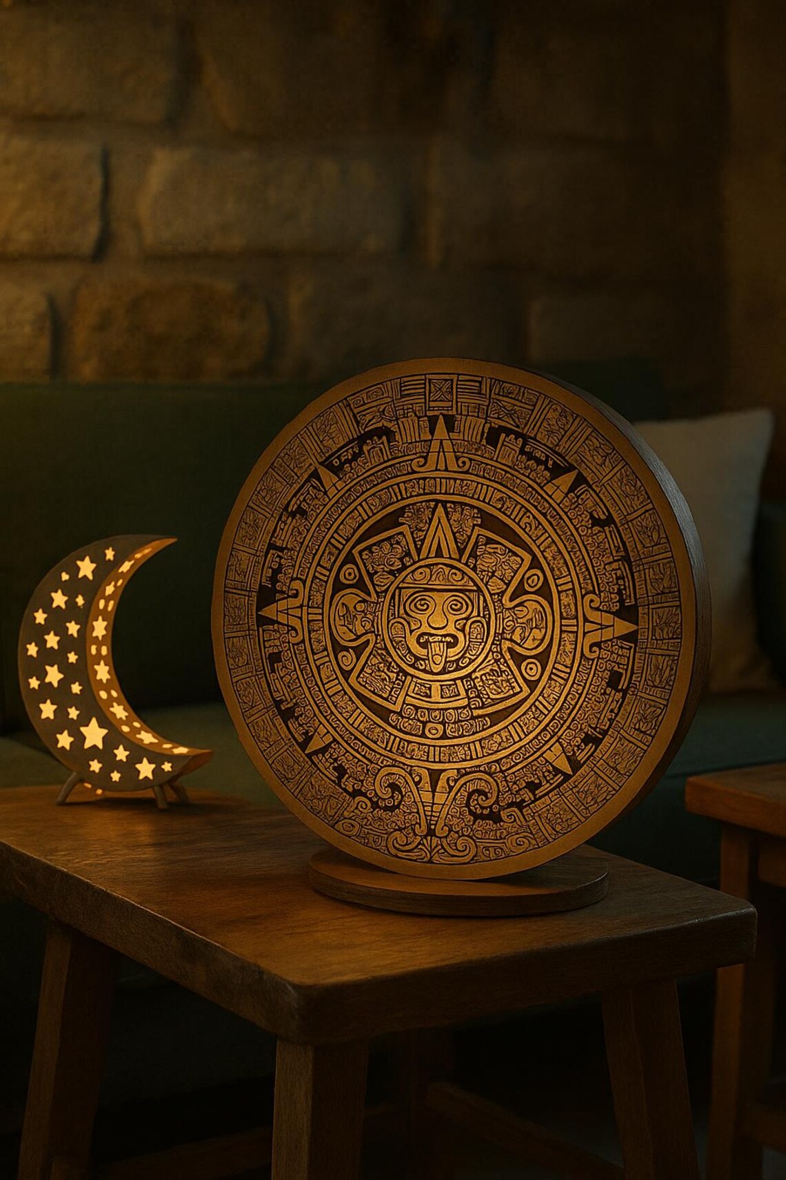 Mayan Calendar CDR File – Laser Cut Vector – Digital Download for CNC ...