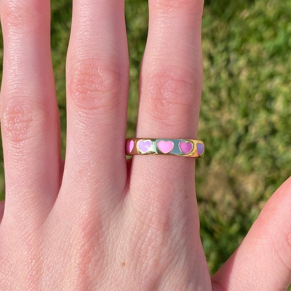 Preppy Ring - Etsy
