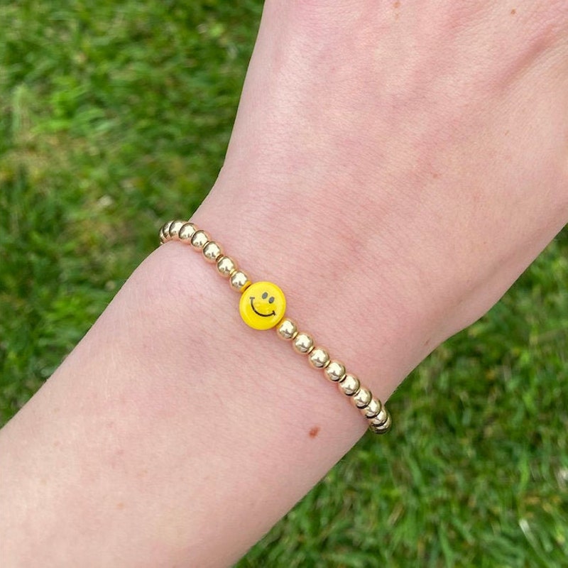 Smile Face Bracelet - Etsy