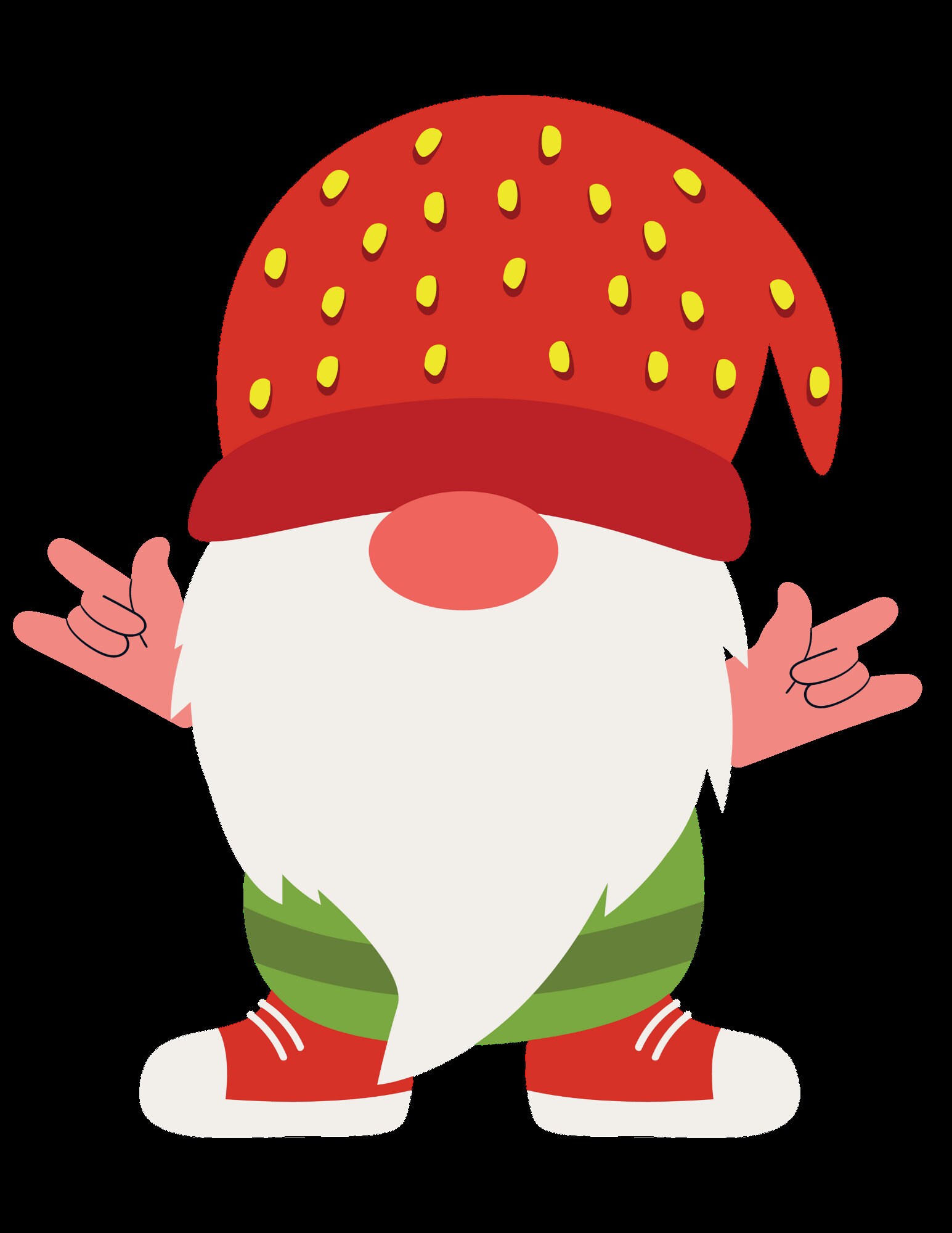 ASL, Signing Gnome, Instant Download PNG - Etsy