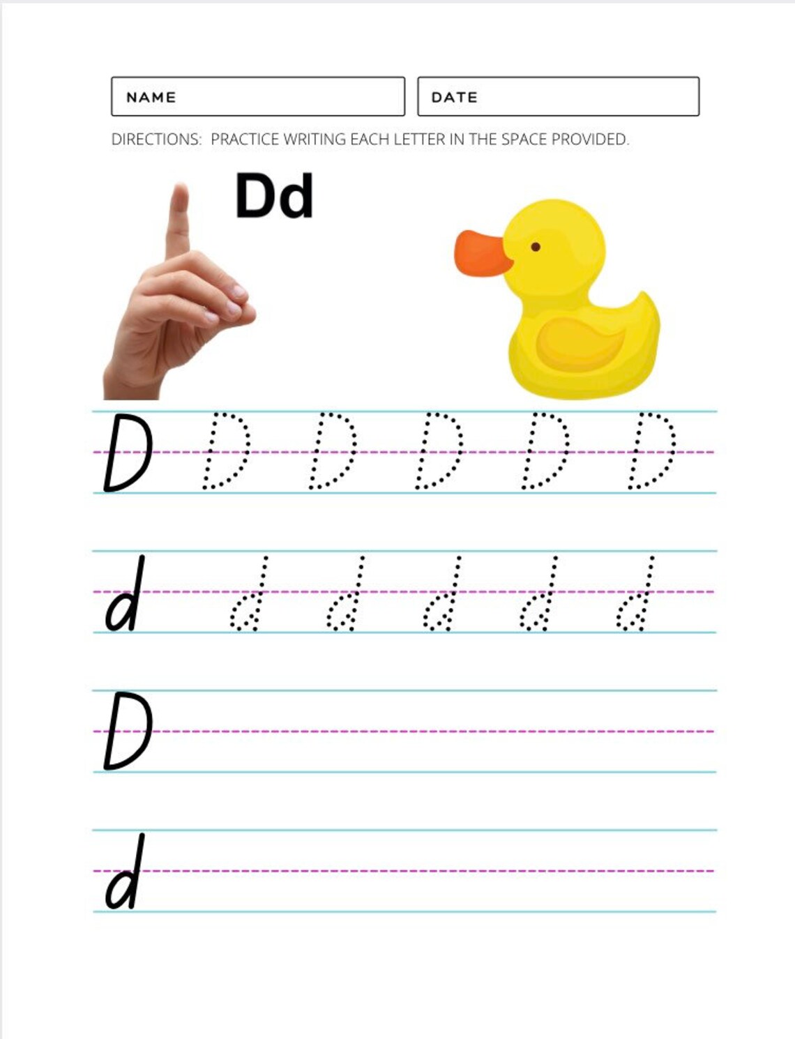 ABC Tracing, ASL, Manual Alphabet, Writing Practice, Workbook - Etsy