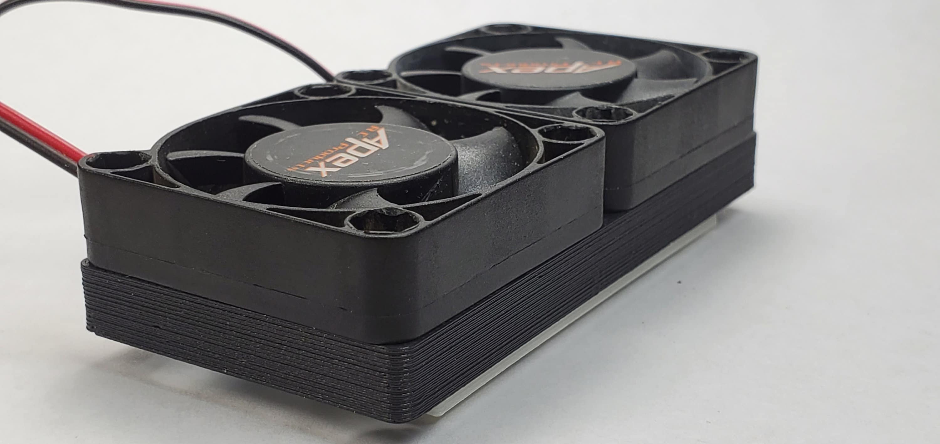 Multi-vehicle Dual 35/40mm Fan Adapter for ARRMA 4074 #ARA390299 Motor ...