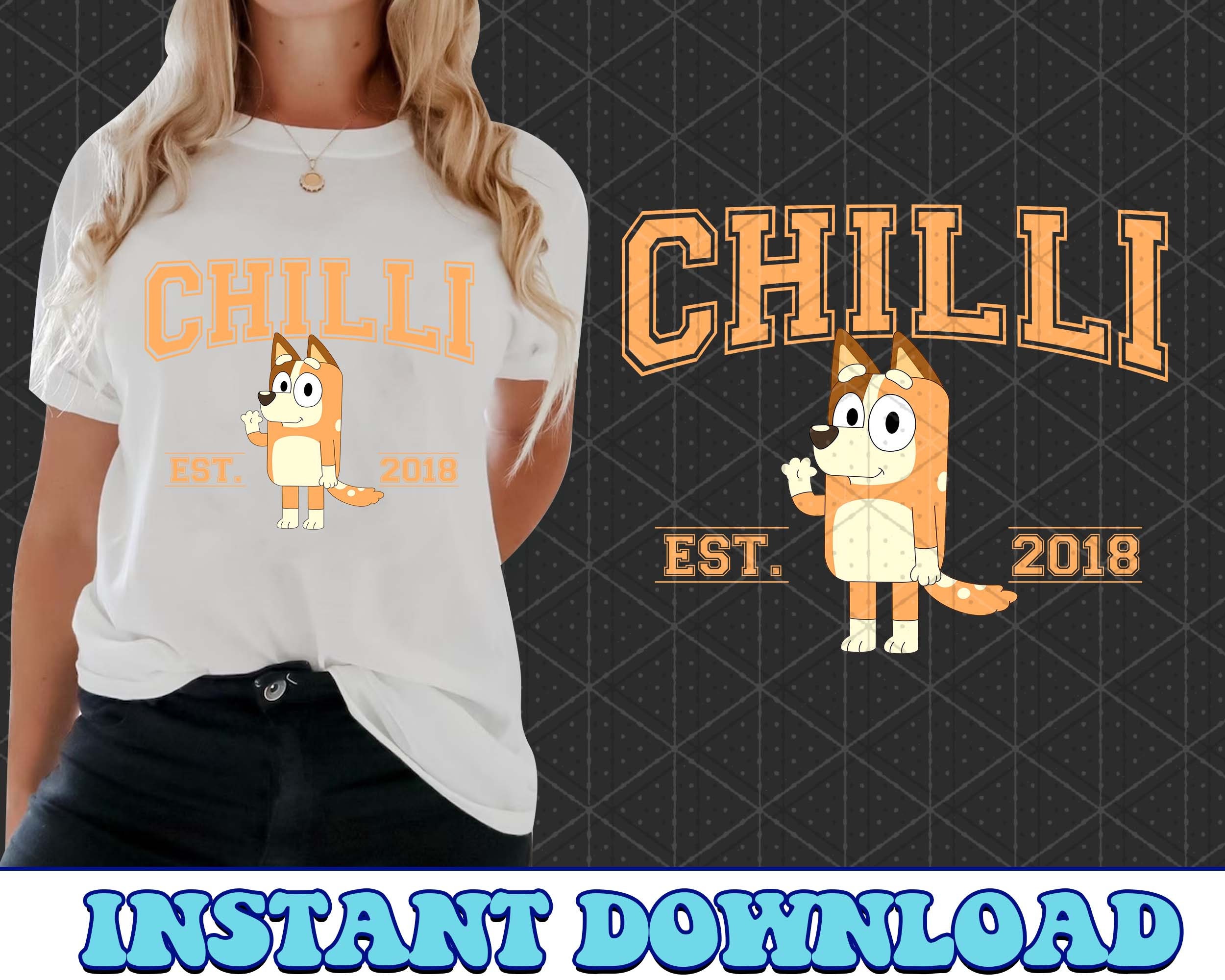 Chilli Bluey PNG, Bluey Family PNG, Bluey Png, Bluey Bingo Png, Bluey ...