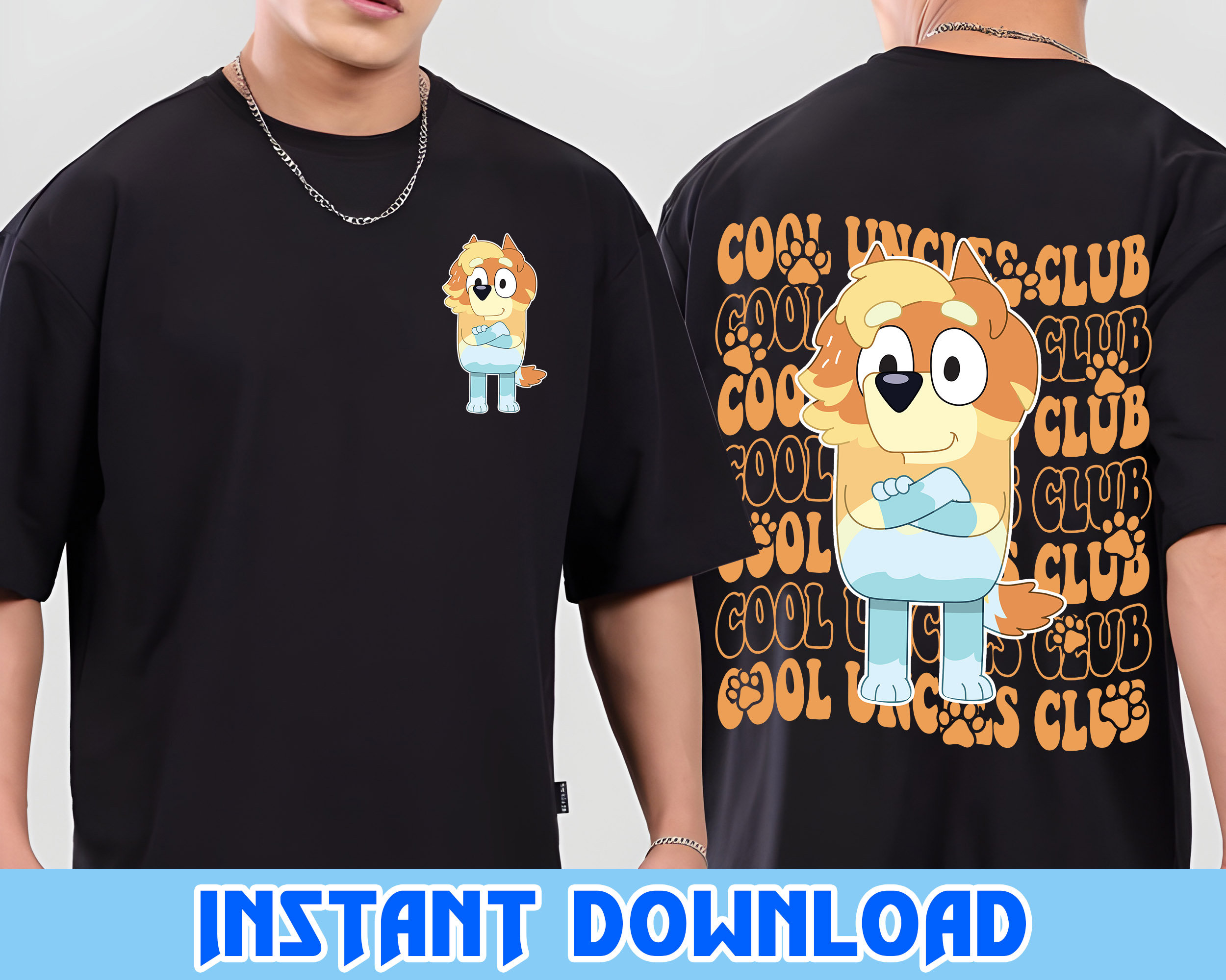 Cool Uncles Clubs Uncle Bluey PNG, Bluey Family PNG, Bluey Birthday Png ...