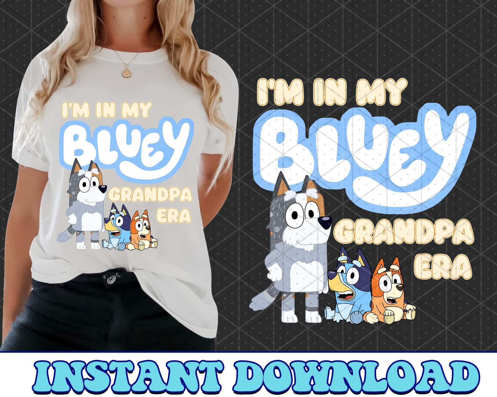 I'm in My Bluey Granpa Era Bluey PNG, Bluey Family PNG, Bluey Png ...