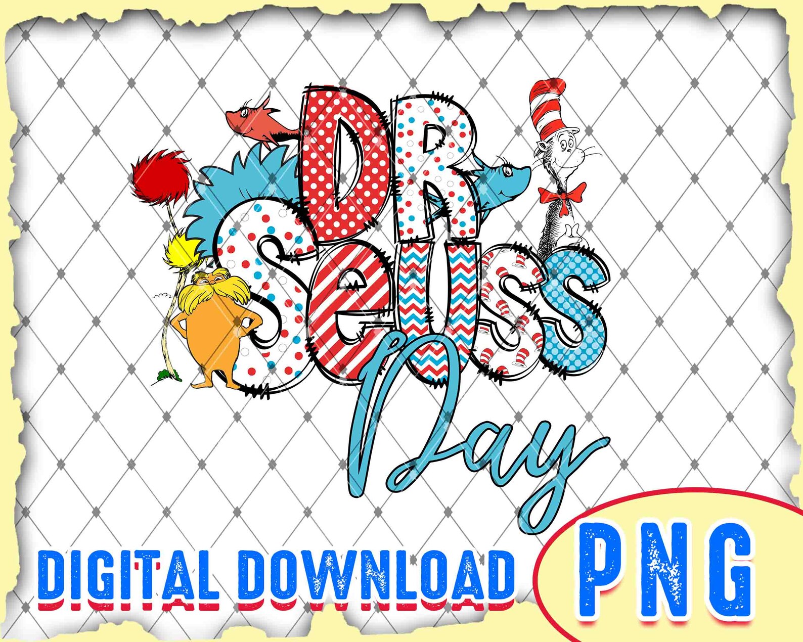 Dr. Seuss Png, Dr. Seuss Day PNG, Read Across America, Teacher PNG, Dr ...