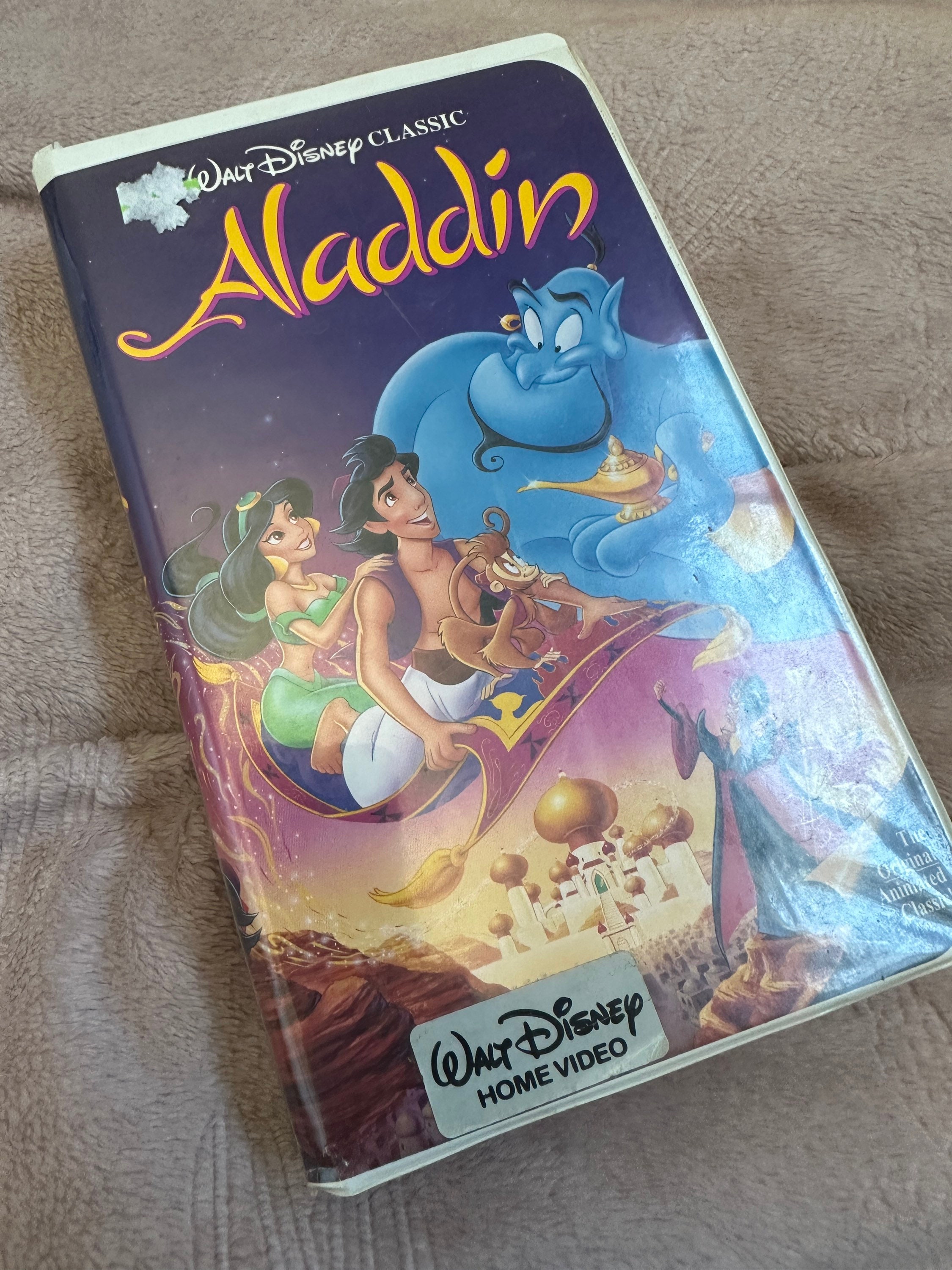 Disney Aladdin Black Diamond VHS Tape - Etsy