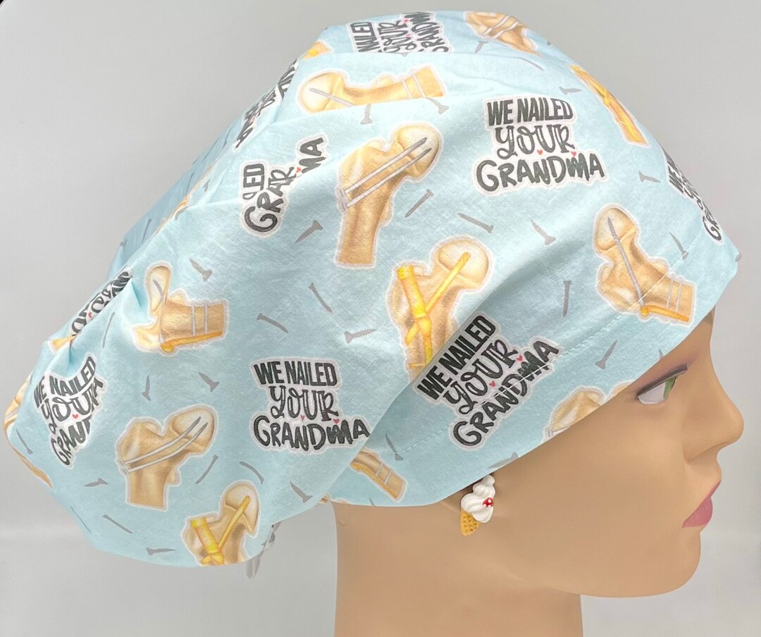 We Nailed Your Grandma! European Surgical Scrub Cap With Adjustable ...