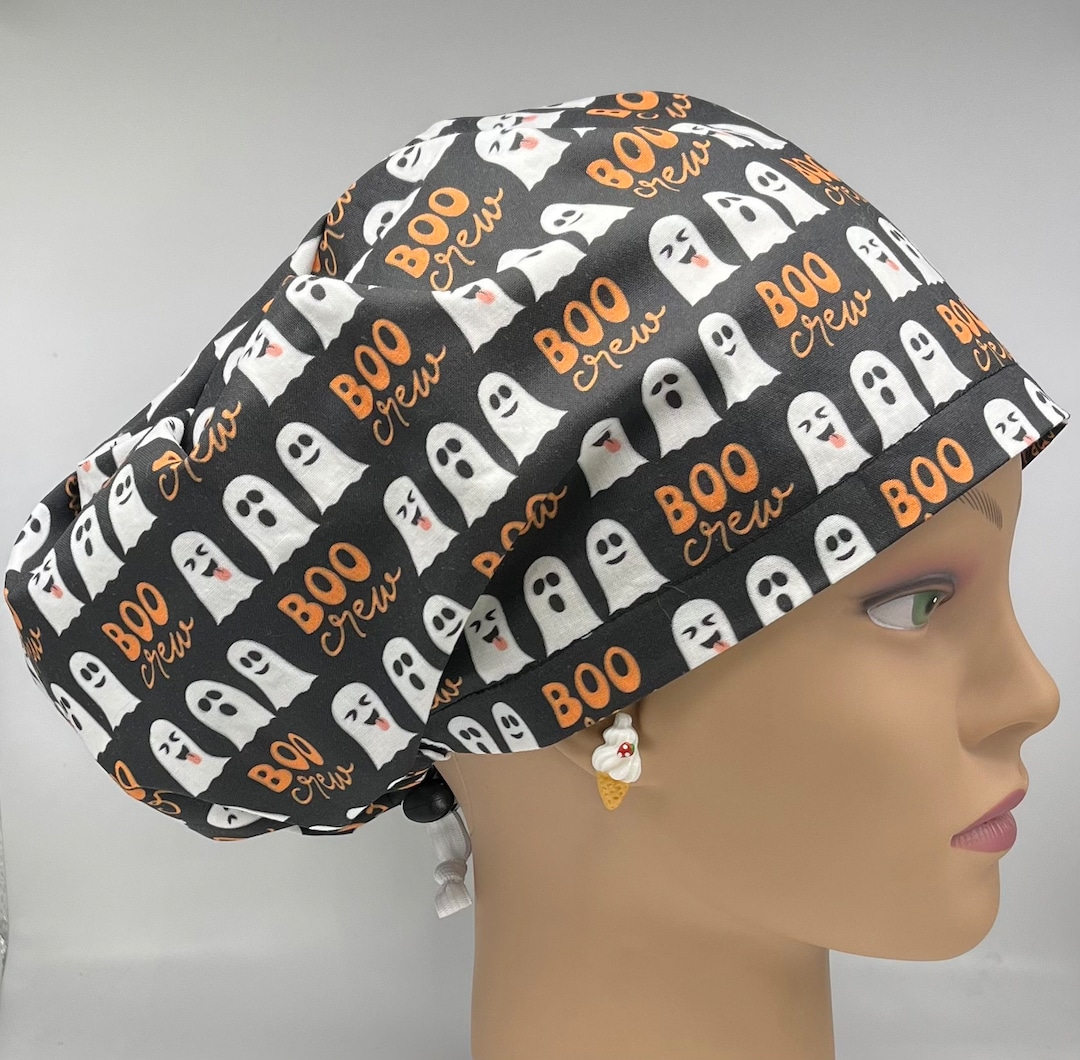 Boo Crew European Surgical Scrub Cap With Adjustable Toggle - Etsy