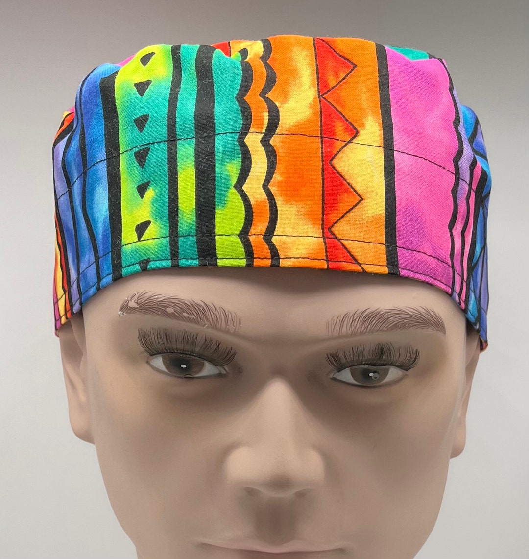 Island Time Surgical Skull Cap With Velcro Closure - Etsy