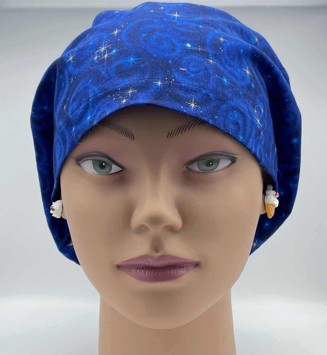 Starry Night European Surgical Scrub Cap With Adjustable - Etsy