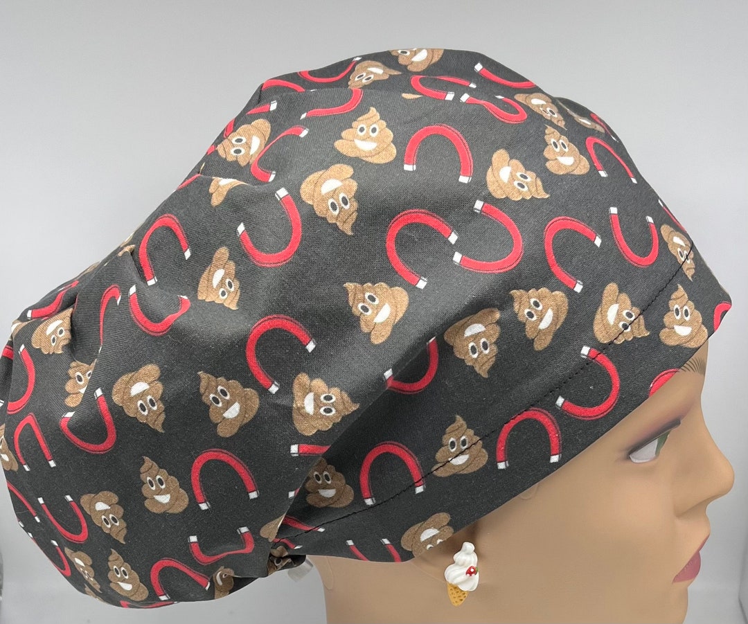 Poop Magnet European Surgical Scrub Cap With Adjustable Toggle - Etsy