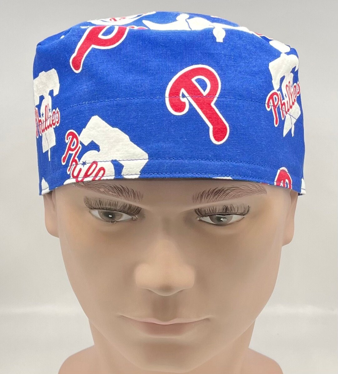 Philadelphia Phillies Surgical Skull Cap With Velcro Closure - Etsy