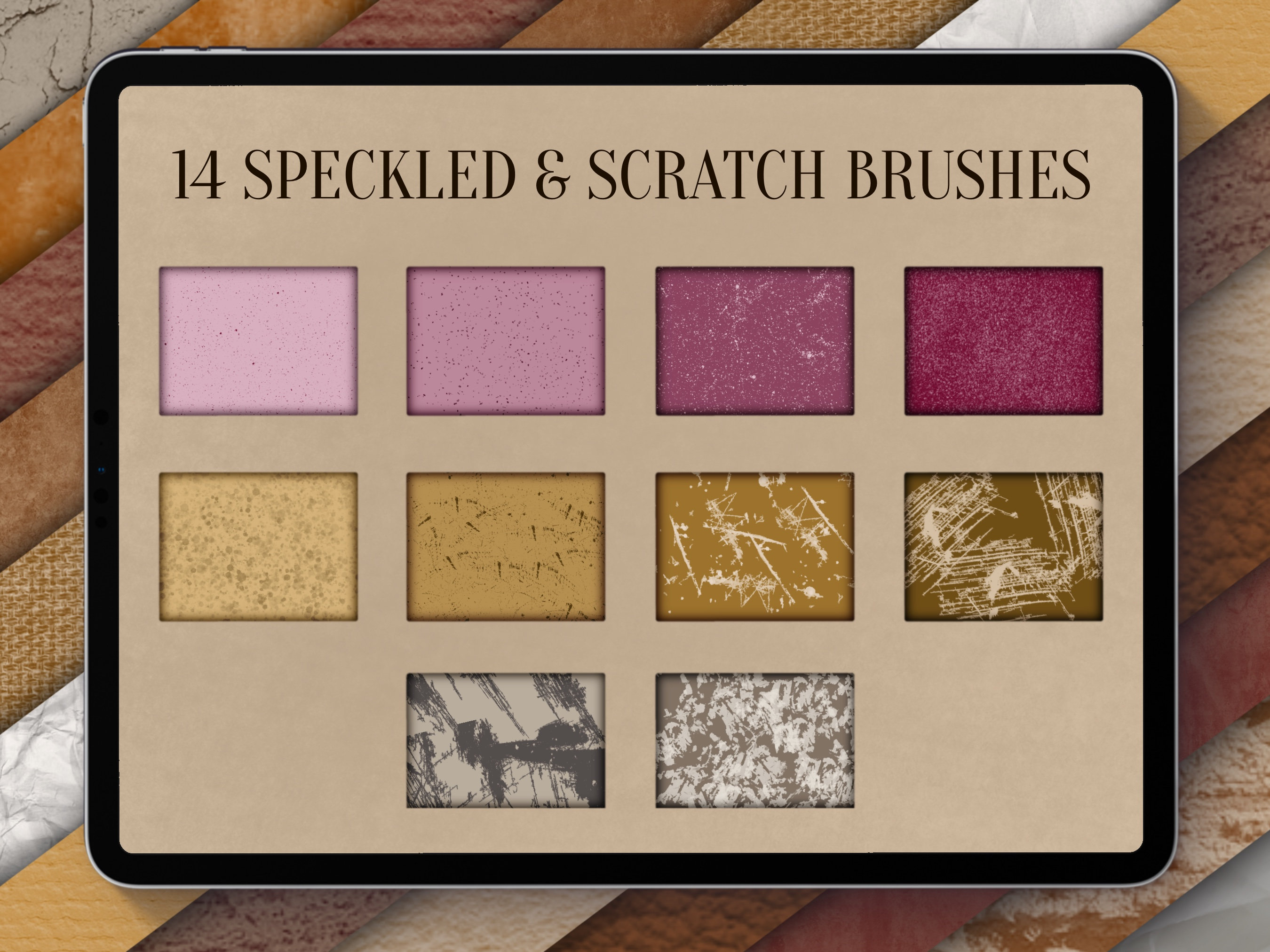 Procreate Texture Brushes 60 Texture Brushes for Procreate - Etsy