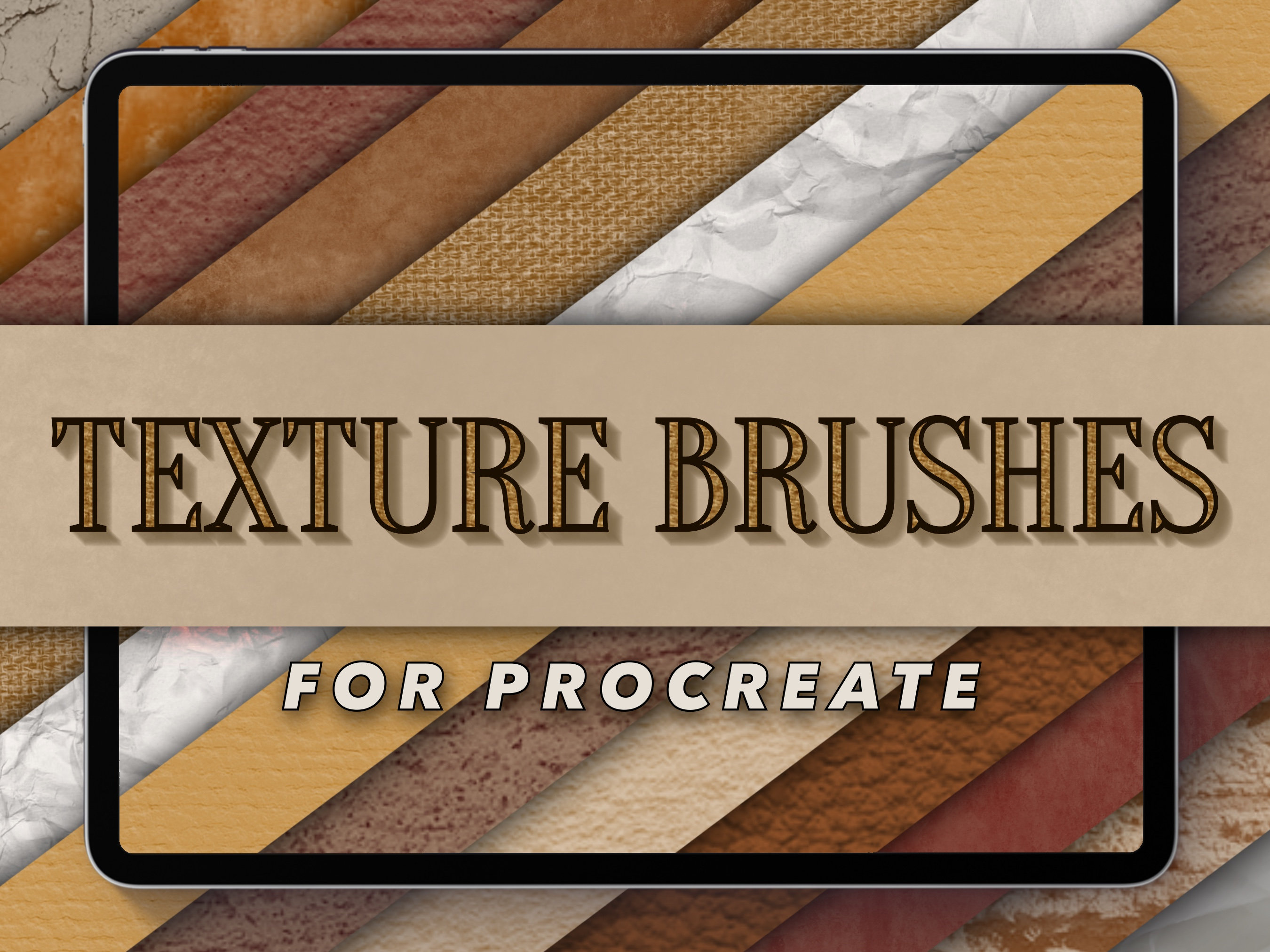 Procreate Texture Brushes 60 Texture Brushes for Procreate - Etsy