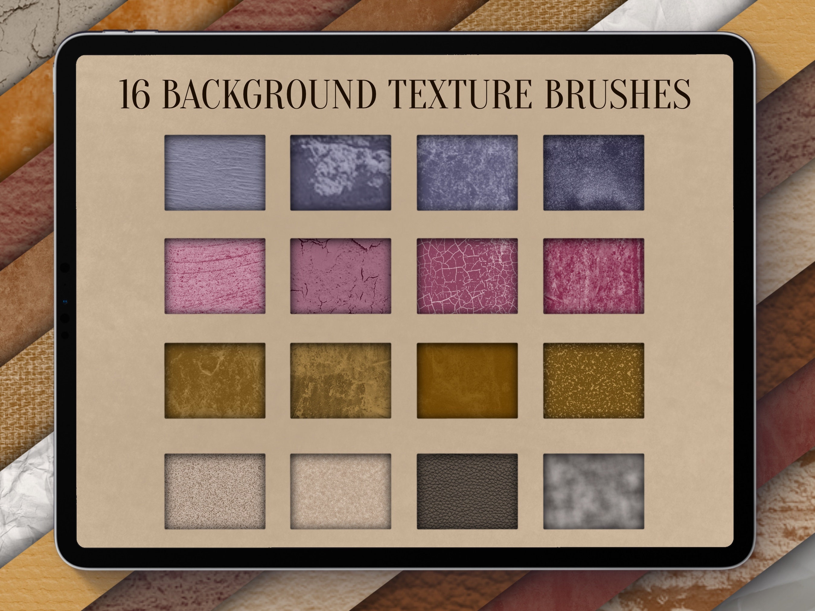 Procreate Texture Brushes 60 Texture Brushes for Procreate - Etsy