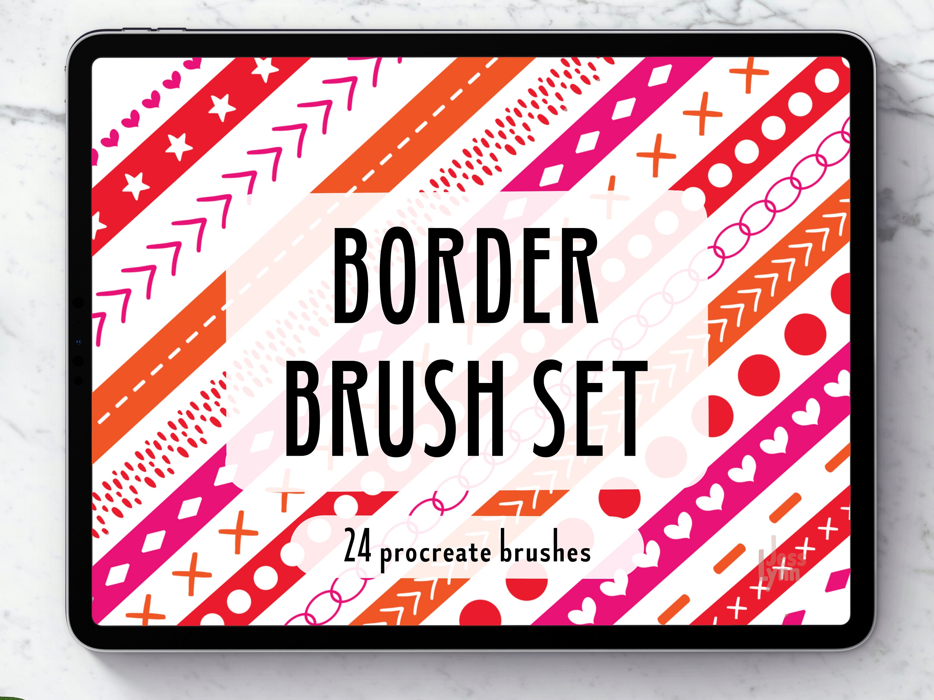 Procreate Border Brushes Border Line Brush Procreate Brush - Etsy