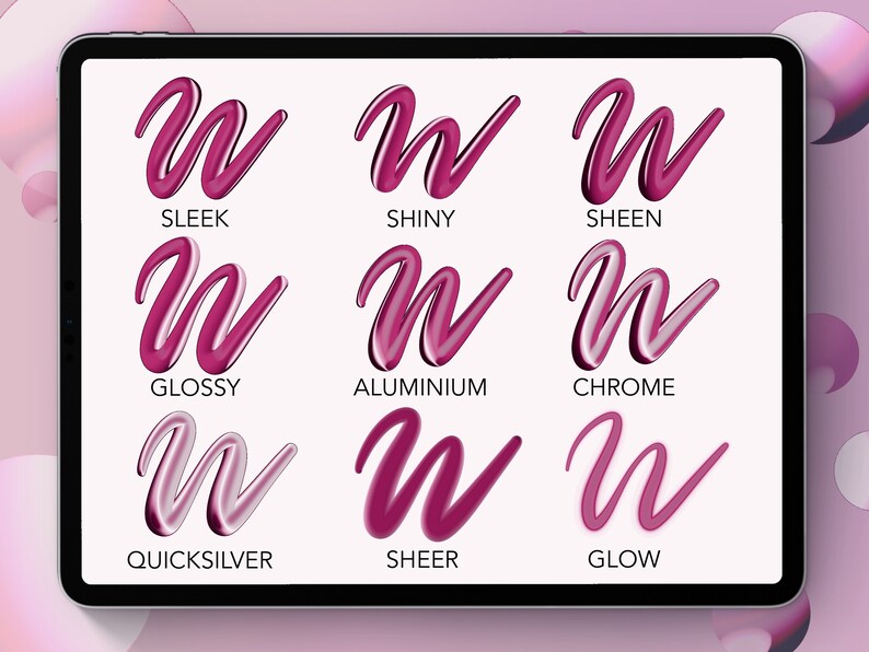 3D Procreate Brushes 100 3D Lettering Brushes for Procreate - Etsy