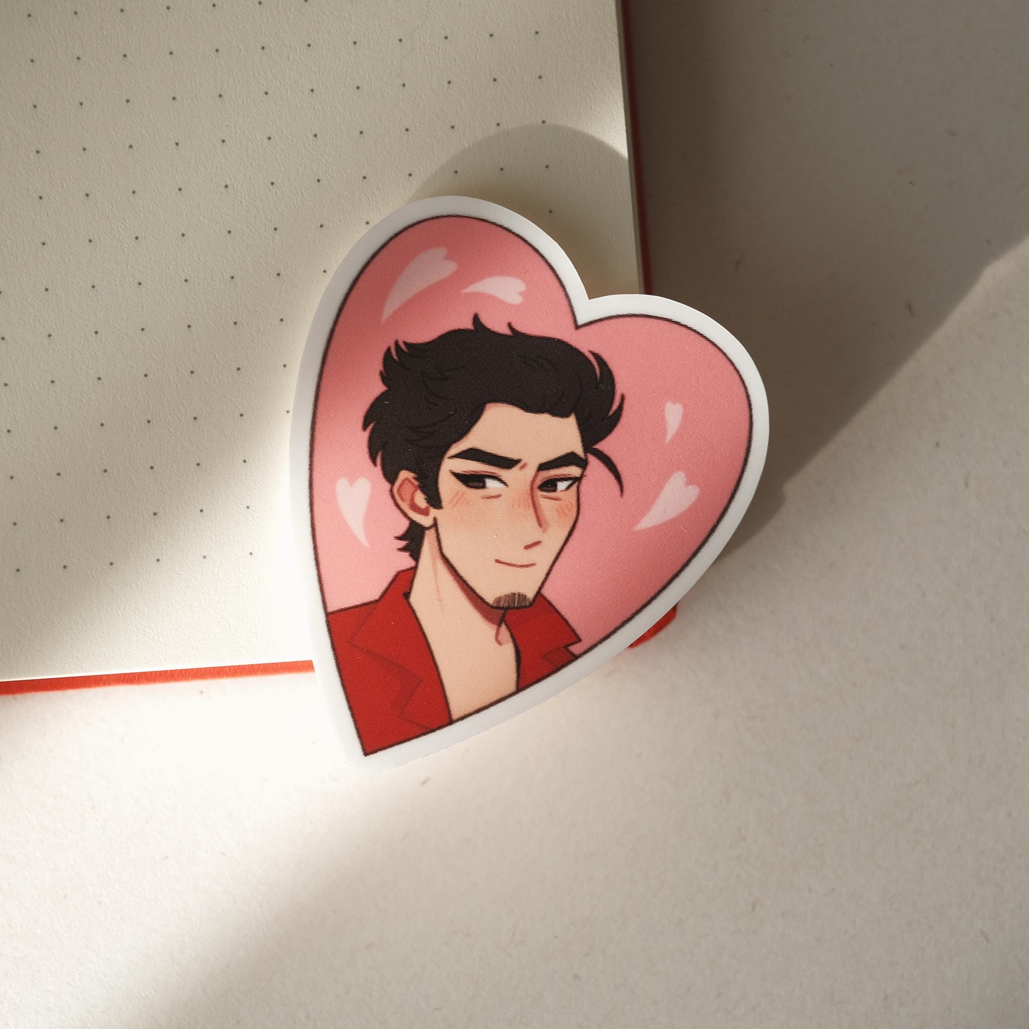 Yakuza | Kiryu & Majima Heart Stickers - Etsy