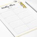 Printable Planner-shabby Chic Planner Pages- Sunflower Calendar ...