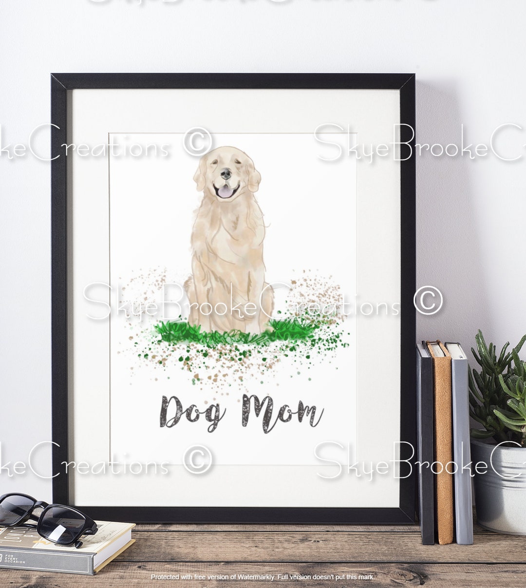Dog Mom Printable- Retriever Printable- Golden Retriever Printable- Dog ...