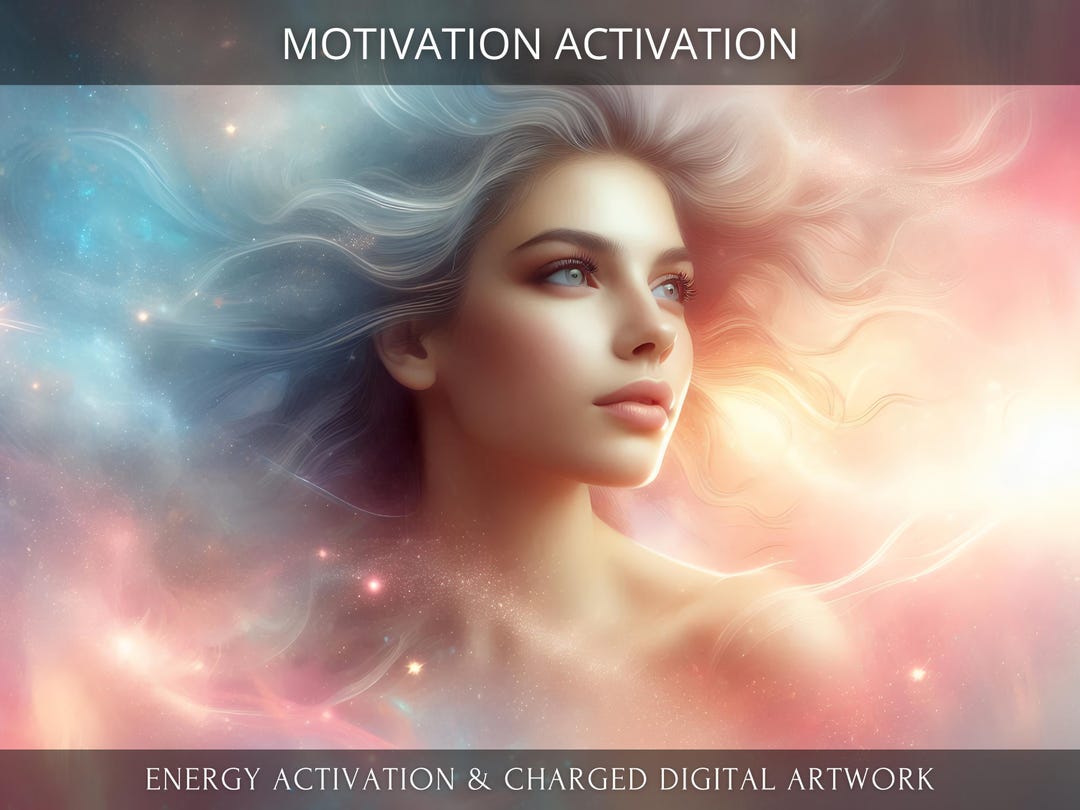 Motivation Activation + Charged Digital Artwork - Etsy