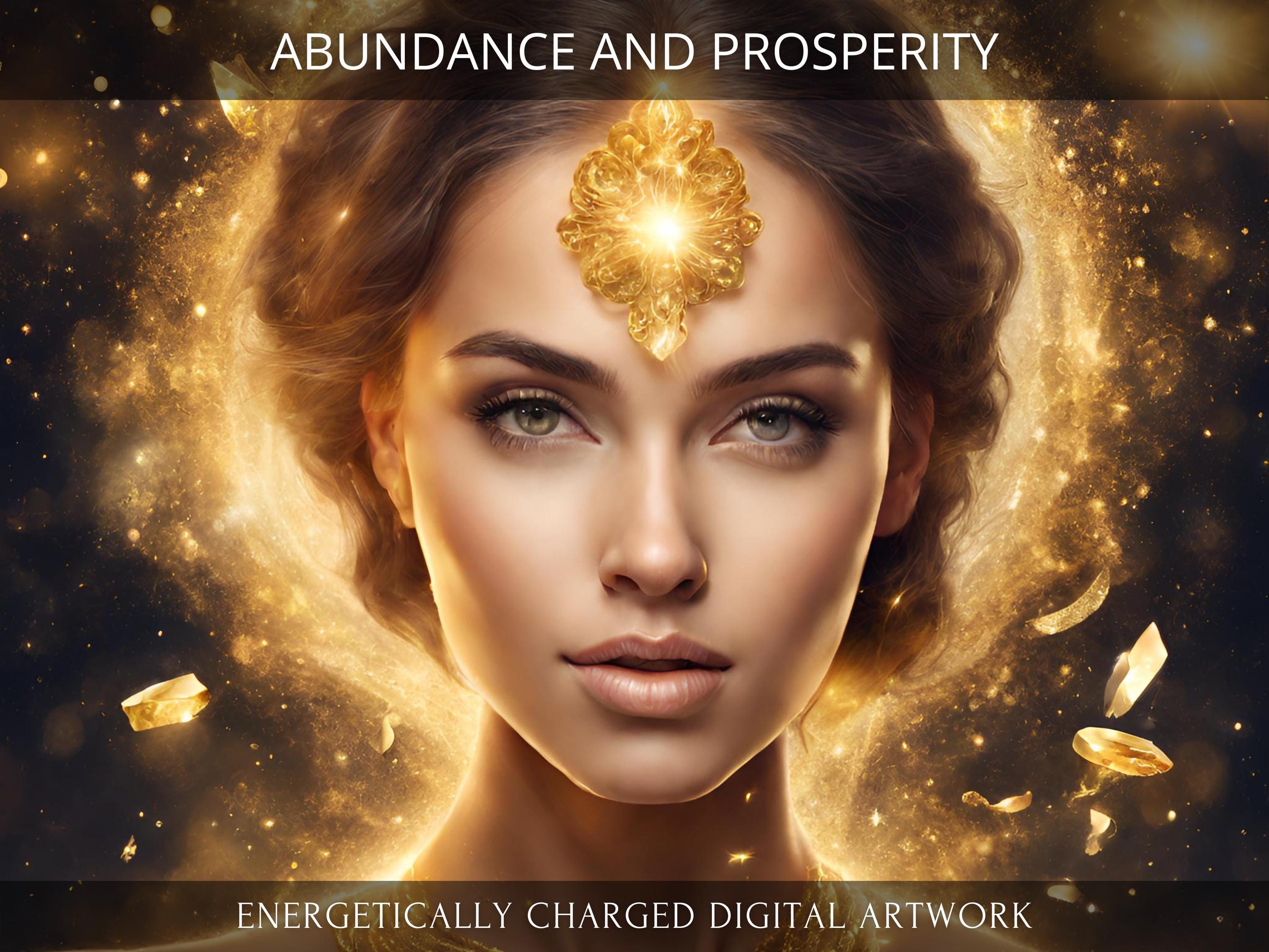 Abundance and Prosperity Digital Art Charged With Energies - Etsy