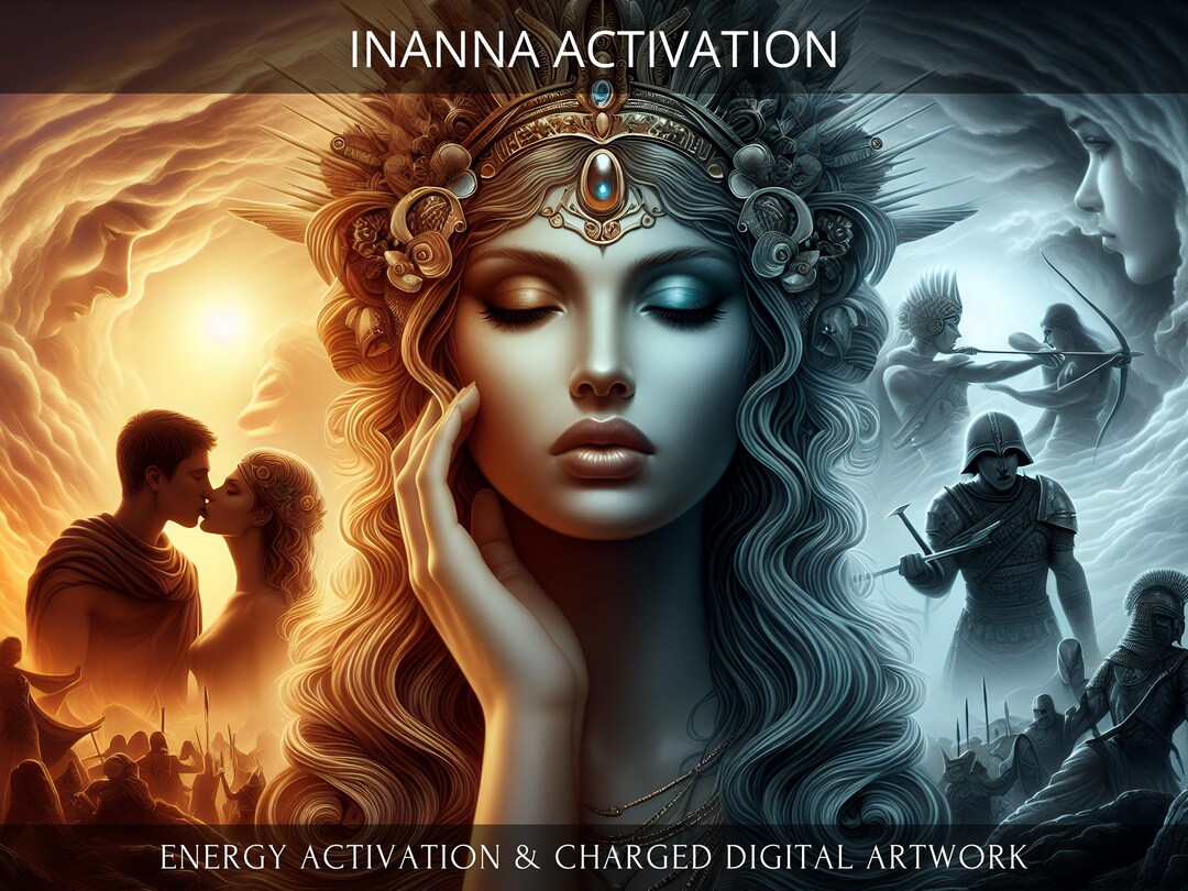 Inanna Charged Digital Artwork + Energetic Transmission With a Personal Report - Etsy