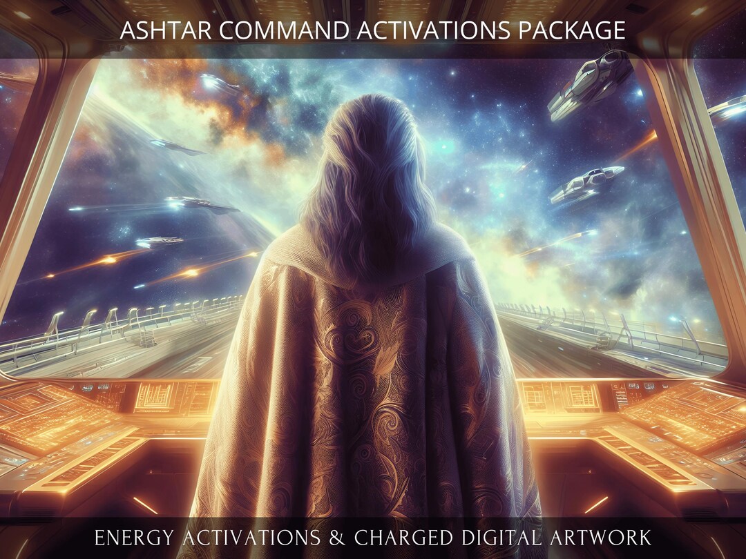 Ashtar Command Activations Package + Charged Digital Artwork - Etsy