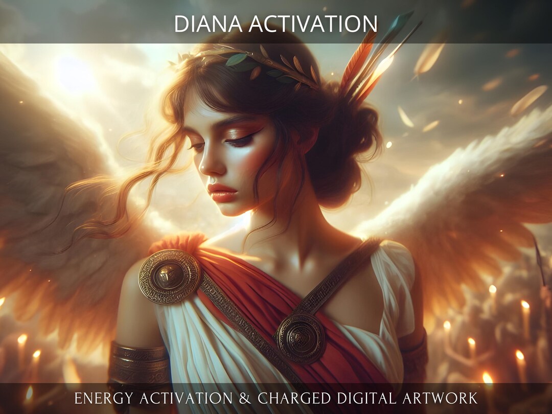 Diana Activation + Charged Digital Artwork - Etsy