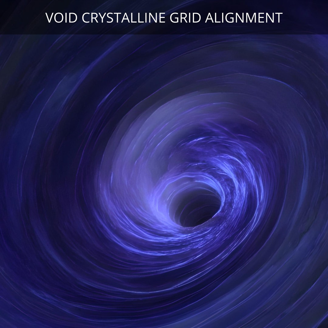 Void Crystalline Grid Alignment Charged Digital Artwork - Etsy