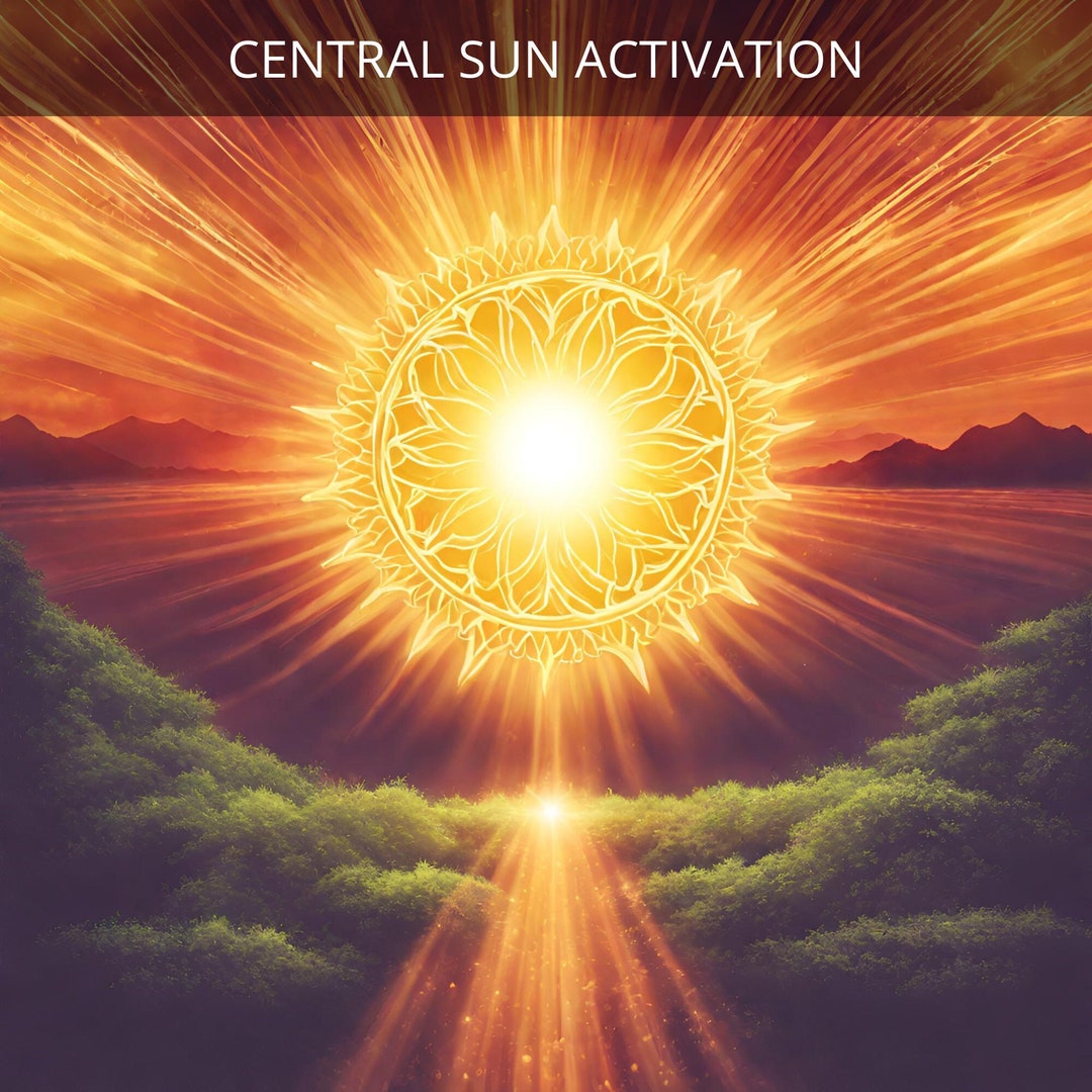 Central Sun Activation Charged Digital Artwork - Etsy
