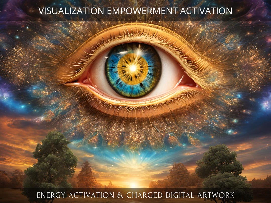 Visualization Empowerment Activation + Charged Digital Artwork - Etsy
