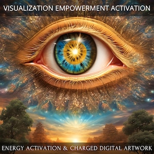 Visualization Empowerment Activation + Charged Digital Artwork - Etsy