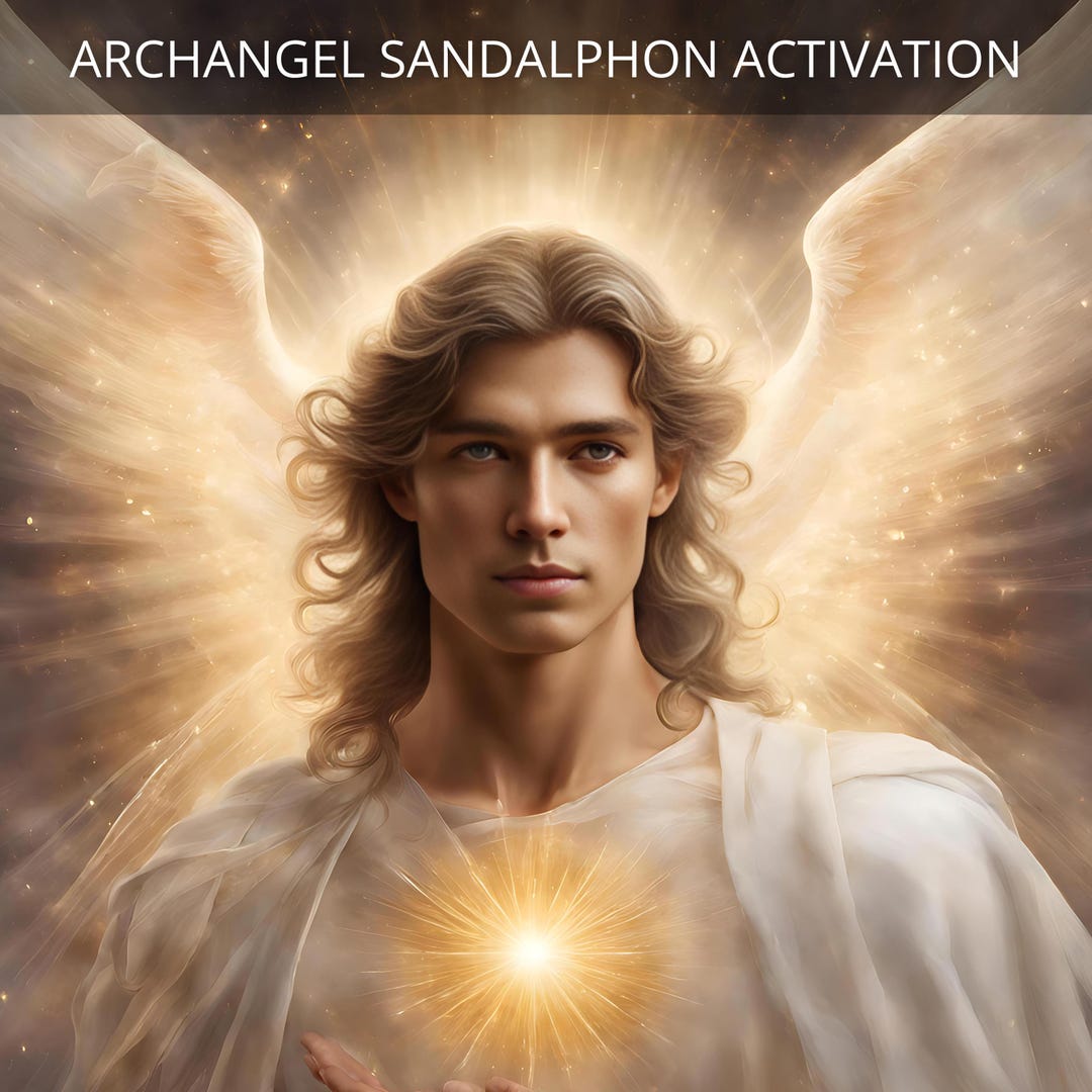 Archangel Sandalphon Activation Charged Digital Artwork - Etsy